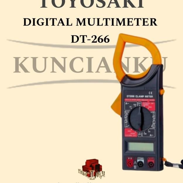 Jual Digital Clamp Meter Toyosaki Multitester Dt-266 Multitester ...
