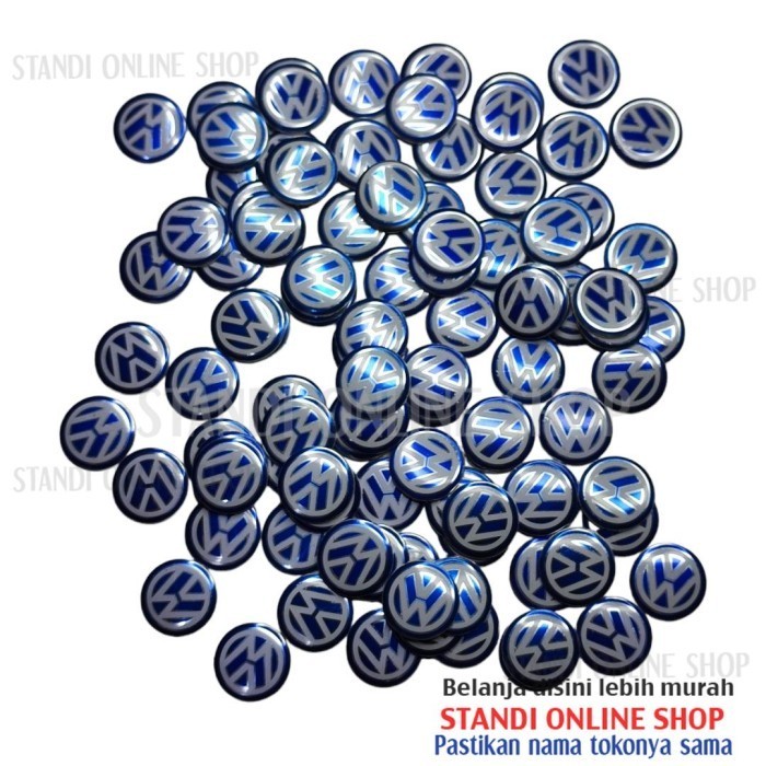 Jual Emblem Kunci Sticker Logo untuk Kunci Mobil VW Polo Golf Tiguan ...