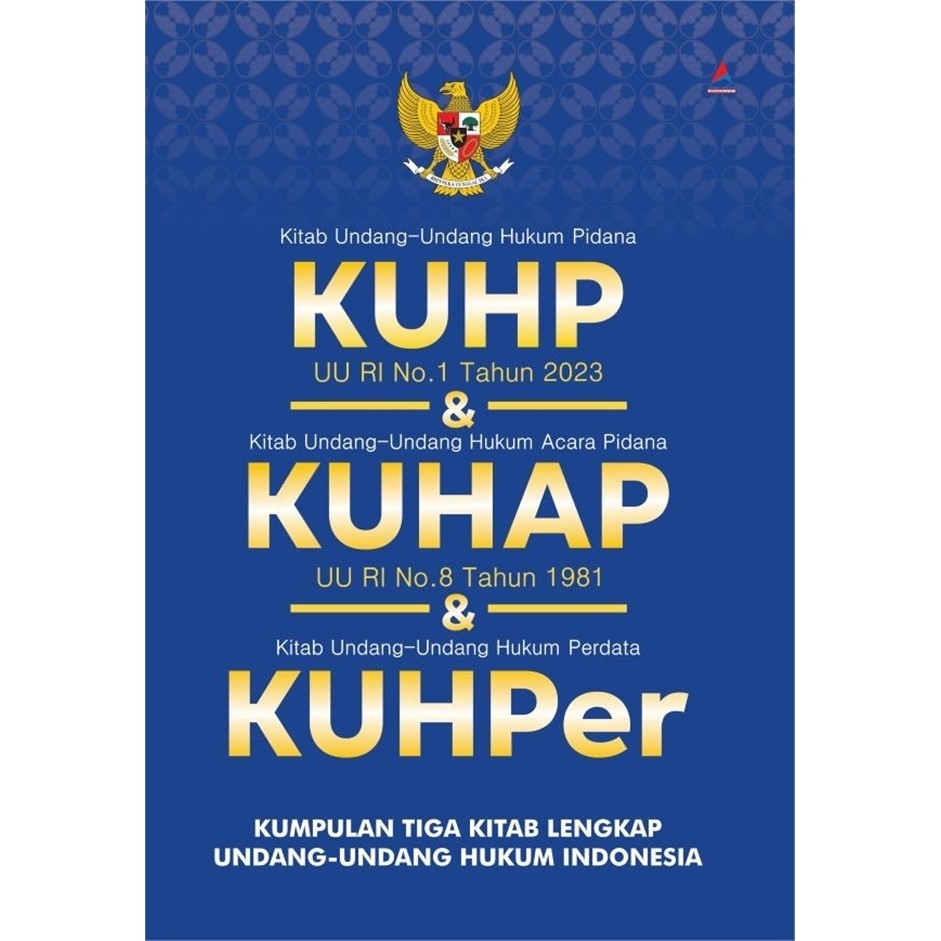 Jual KUHP & KUHAP & KUHPer : Kumpulan Tiga Kitab Lengkap Undang-Undang ...