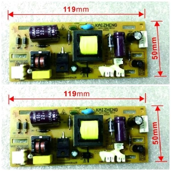 Jual Universal Power Board 12V plus Backlight Driver Inverter LED 700mA ...