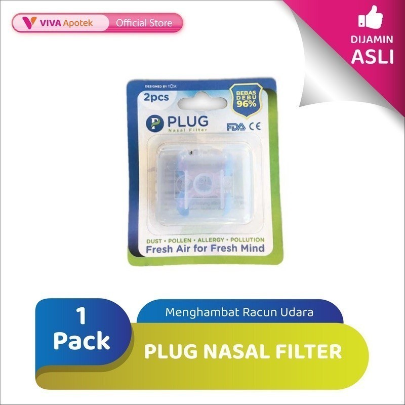 Jual Plug Nasal Filter untuk Menghambat Racun Udara (1 Pack) | Shopee ...