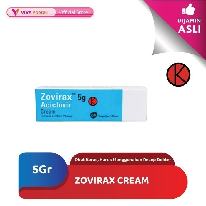 Jual Zovirax Cream / Infeksi Virus / Herpes (5 Gram) | Shopee Indonesia
