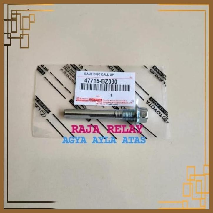Jual [RRL] BAUT DISC CALIPER BAUT PEN CAKRAM ATAS AGYA AYLA 47715-BZ030 ...
