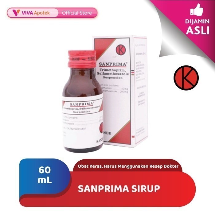 Jual Sanprima Sirup / Antibiotik / Infeksi Bakteri (60 ml) | Shopee ...