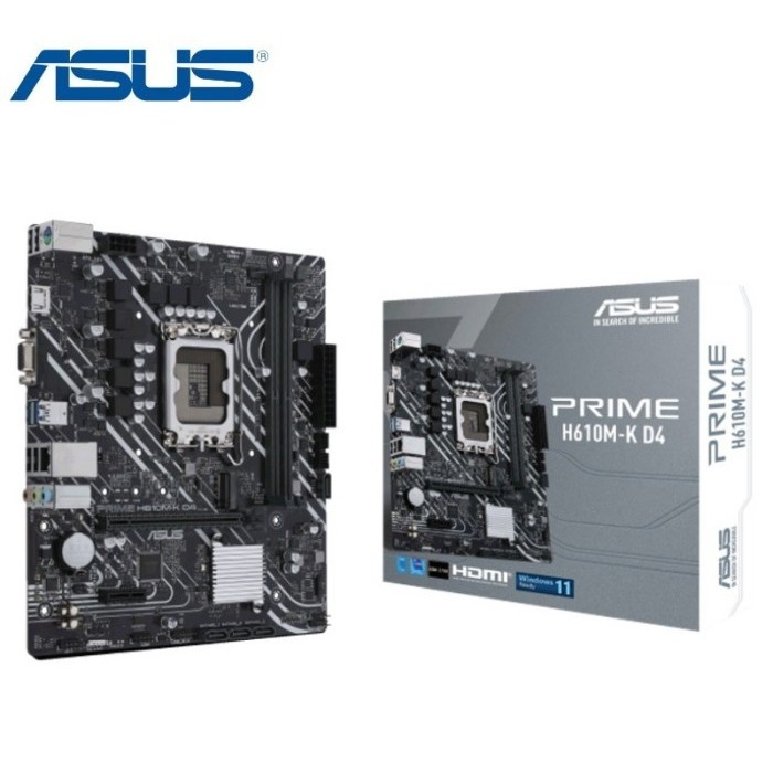 Jual Promo Asus Prime H610M-K D4 Motherboard Intel H610 Lga 1700 Ddr4 Micro Atx | Shopee Indonesia