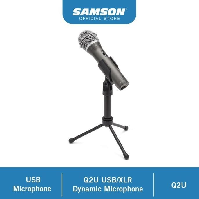 Jual Samson Q2U Usb/Xlr Dynamic Microphone Recording And Podcasting ...