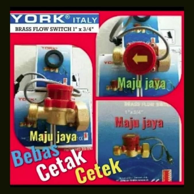 Jual Water Flow Switch San Ei Brass Control Pompa Booster Wasser York ...