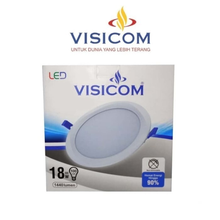 Jual Lampu Downlight LED Panel Light 18W 18 W 18 Watt 8" 8 inch Visicom | Shopee Indonesia