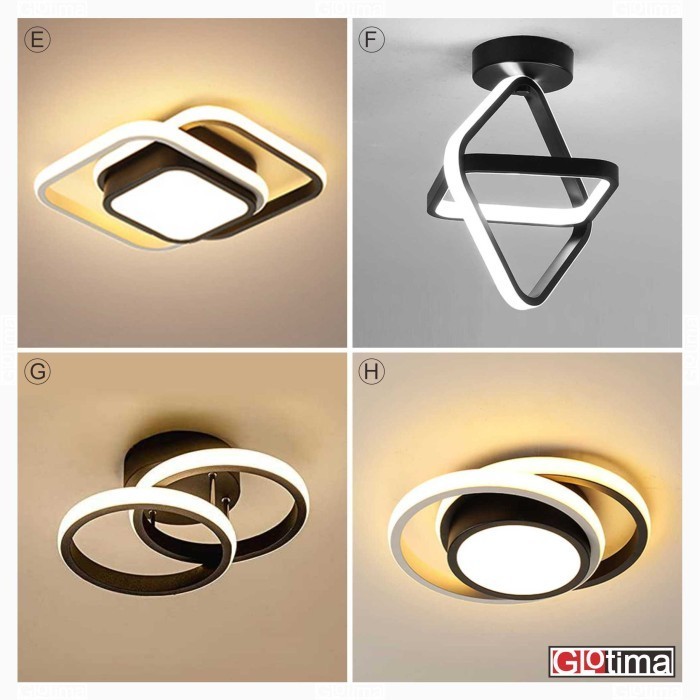 Jual Lampu Plafon Plafond Gantung Hias Led Ern Ceiling Light 3 Warna ...