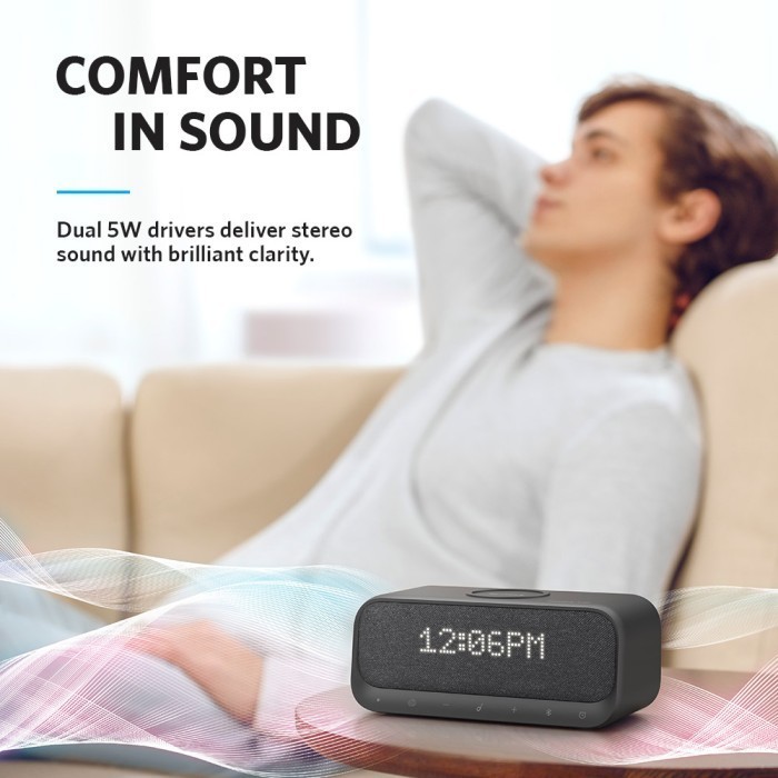 Jual Speaker Bluetooth + Wireless Charging Soundcore Wakey - A3300 | Shopee Indonesia