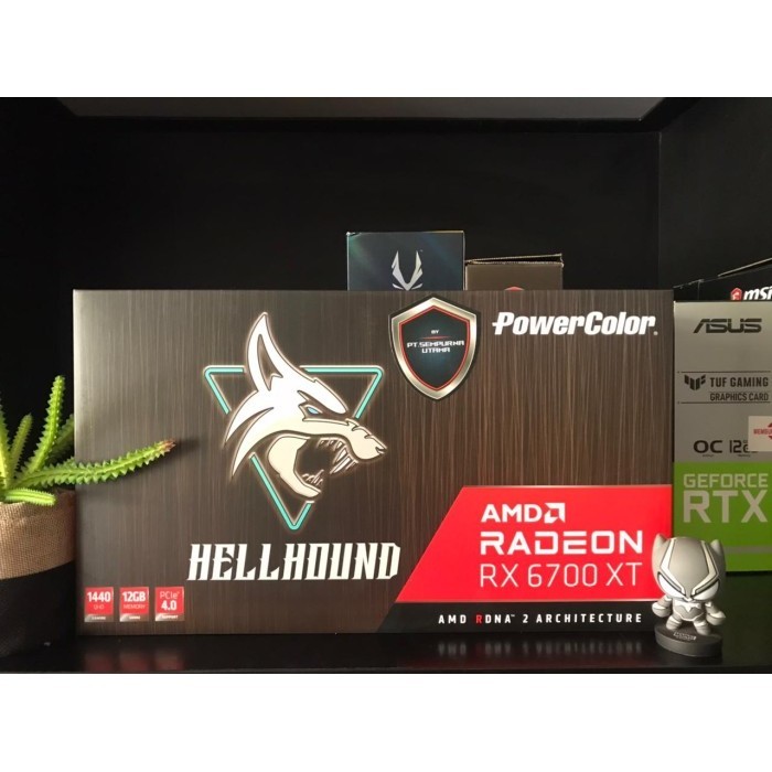 Jual Powercolor Rx 6700 Xt Hellhound 12Gb Ddr6 Vga Card Amd Radeon ...