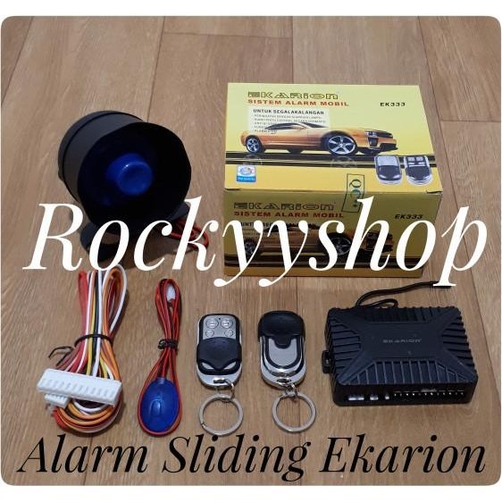 Jual Paket Alarm Mobil Kunci Sliding + Central Lock 4 Pintu Komplit ...