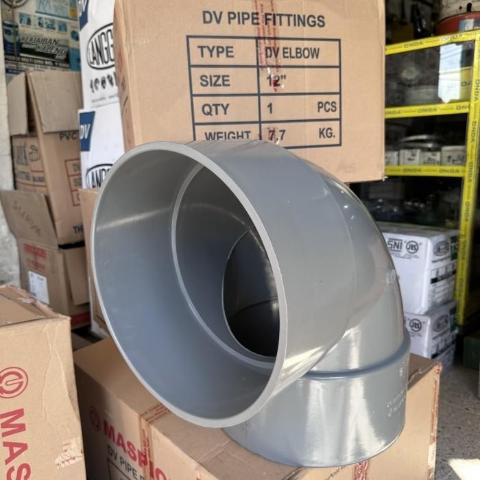 Jual Elbow 12" Inch Maspion Dv D / Knee / Keni / Knie Pvc 90 Derajat ...