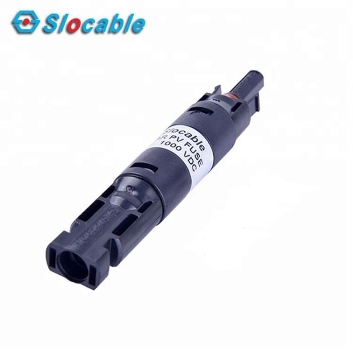 Jual MC4 FUSE INLINE CONNECTOR HOLDER SLOCABLE 1000V 30A | Shopee Indonesia