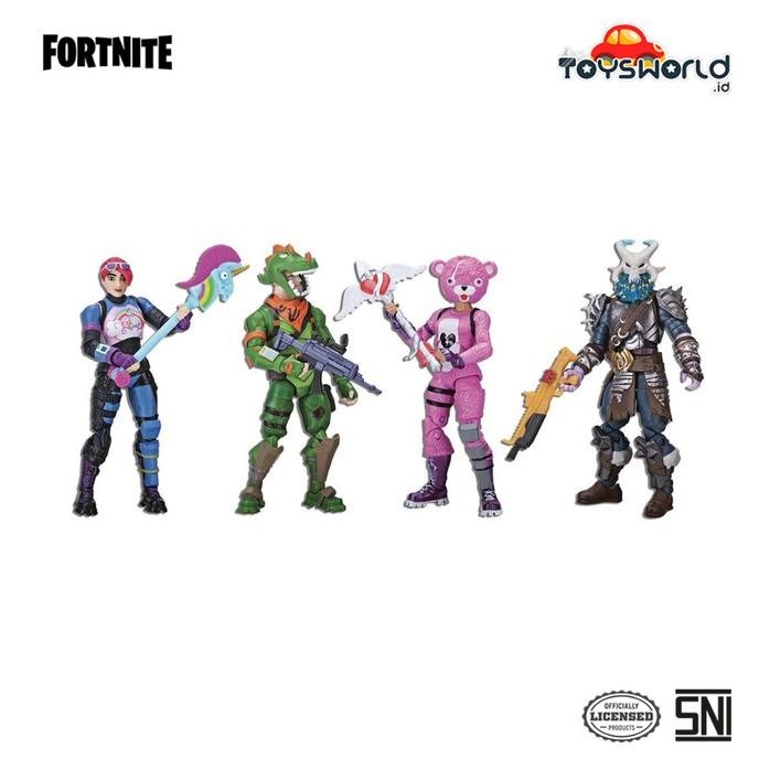 Jual Fortnite 4 Figure Pack S1 Squad Mode Core Figure | Shopee Indonesia