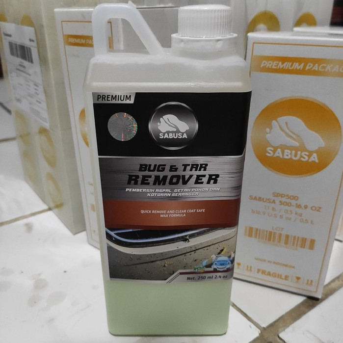 Jual BUG & TAR REMOVER PEMBERSIH PENGHILANG ASPAL GETAH POHON MOBIL 1 LITER | Shopee Indonesia