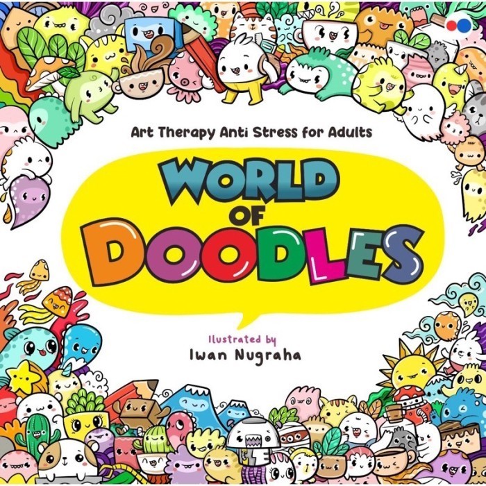 Jual Adult Coloring Book World Of Doodles Buku Mewarnai Dewasa Art ...