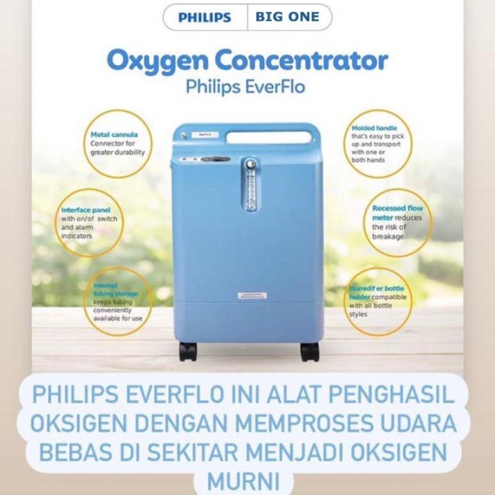 Jual Philips Everflo Oxygen Concentrator Portabel, Mesin Penghasil ...