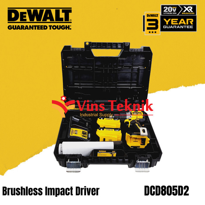 Jual Bor Baterai Brushless Hammer Drill Dcd805 Dewalt Dcd805D2 | Shopee ...