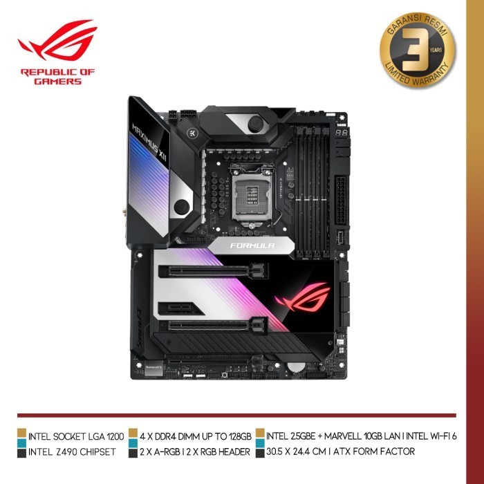 Jual Motherboard Asus - Rog Maximus Xii Formula Comet Lake-S 1200 Atx ...