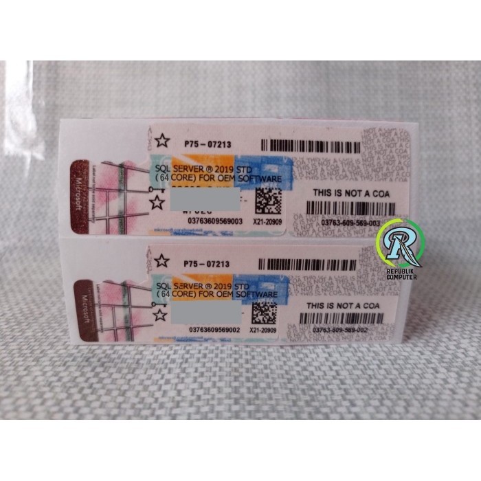 Jual sql server 2019 standard 64 core original included user CAL life ...