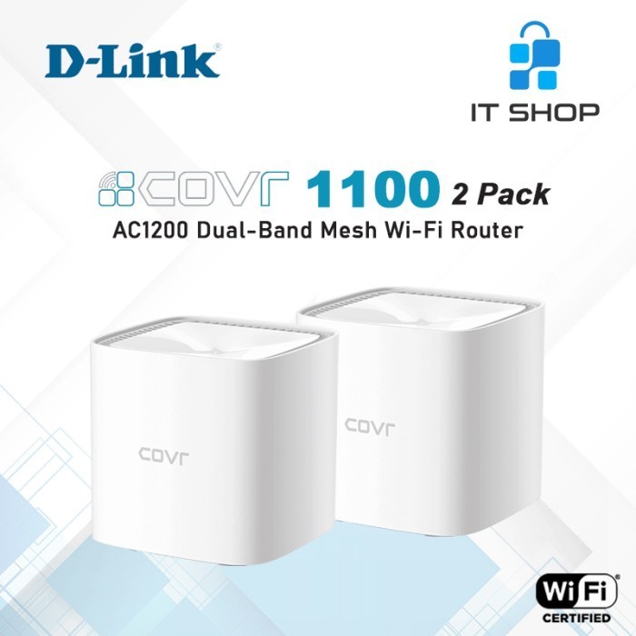 Jual D-Link Covr Ac1200 Dual-Band Mesh Wi-Fi Router Covr 1100 (2-Pack ...