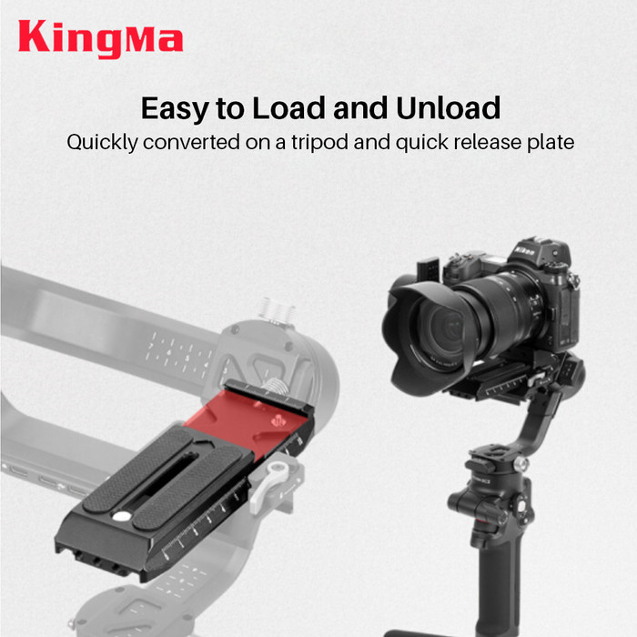Jual Kingma Quick-Release Plate For Dji Ronin Rs Rs2 Rsc2 | Shopee ...