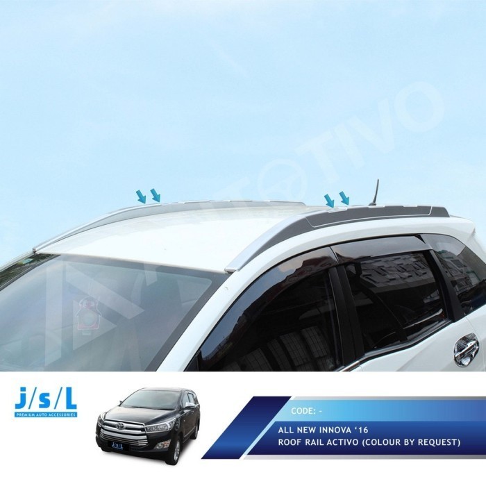 Jual Roof Rail Innova Rel Atap Mobil Activo Warna Sesuai Pesanan ...