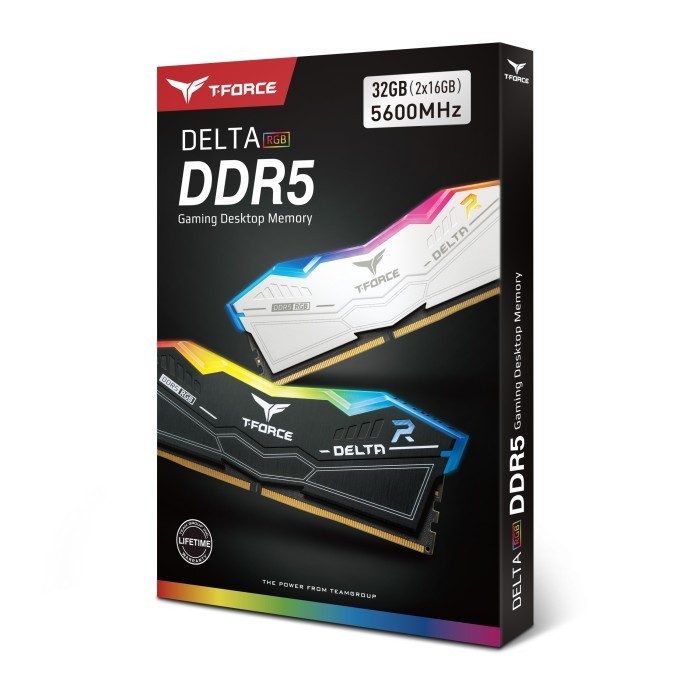 Jual Teamgroup Memory Delta Tforce Rgb 2X16Gb Pc 5600Mhz Ddr5 - White ...