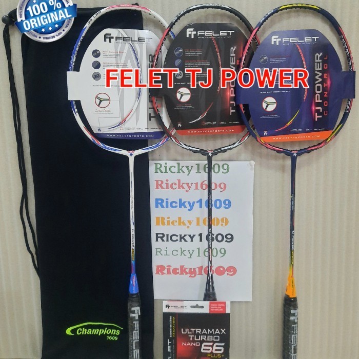 Jual RAKET BADMINTON FELET TJ POWER - (SPEED - CONTROL - POWER ...