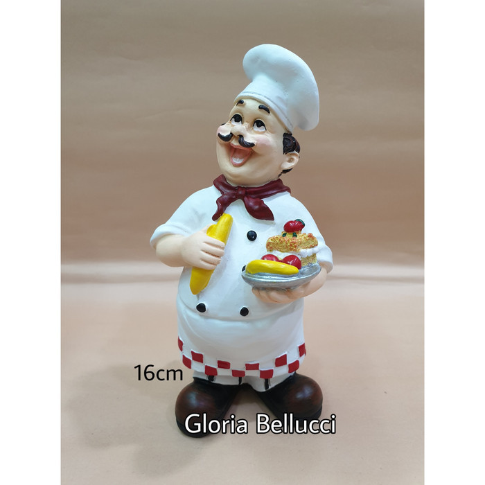 Jual PATUNG PAJANGAN KOKI CAKE PISANG / CHEF | Shopee Indonesia