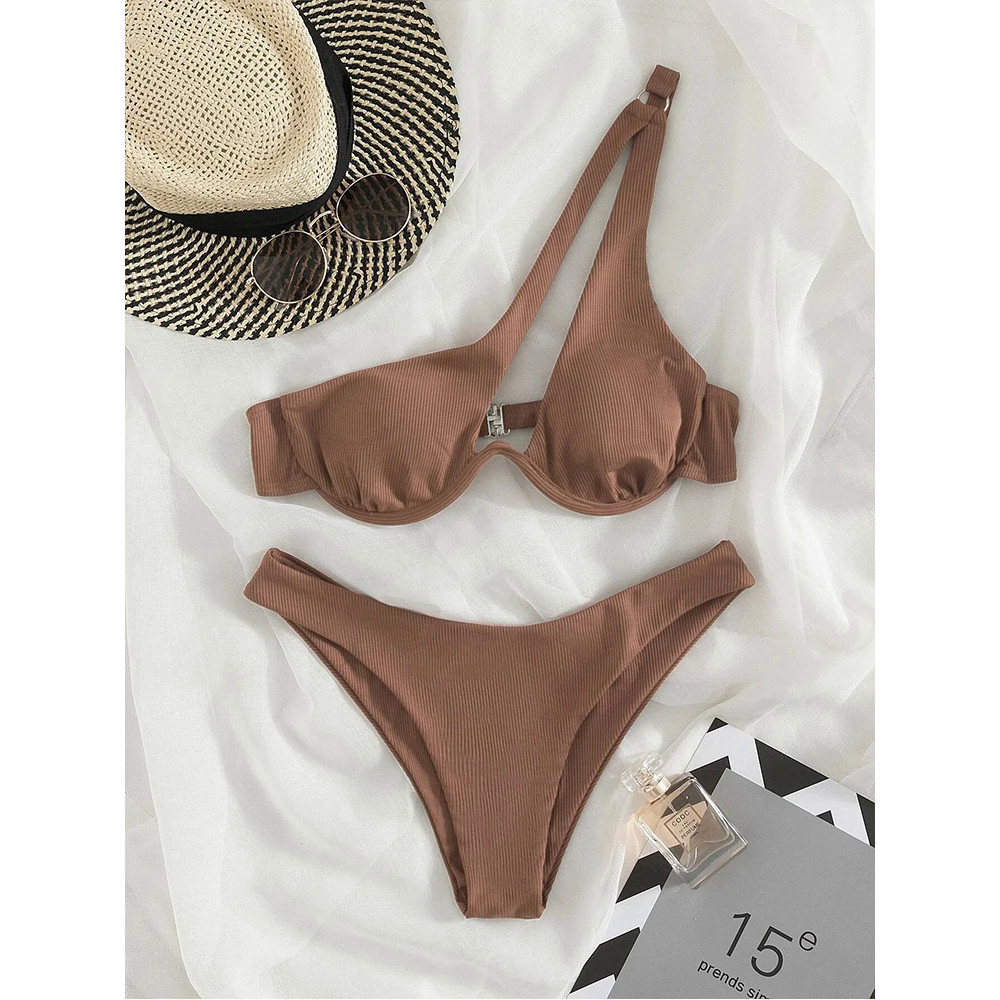 Jual Sexy Women's Bikinis, Cropped Swimsuits, One-shoulder Swimwear ...