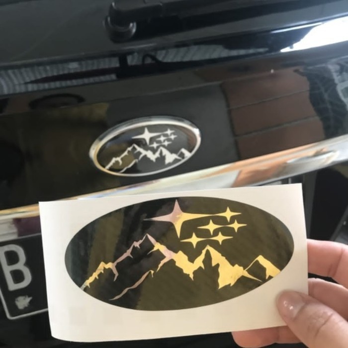 Jual STIKER EMBLEM OVERLAY SUBARU MOUNTAIN | Shopee Indonesia