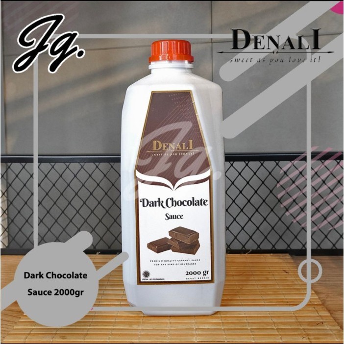 Jual Denali Dark Chocolate Sauce - 2000 gr | Shopee Indonesia
