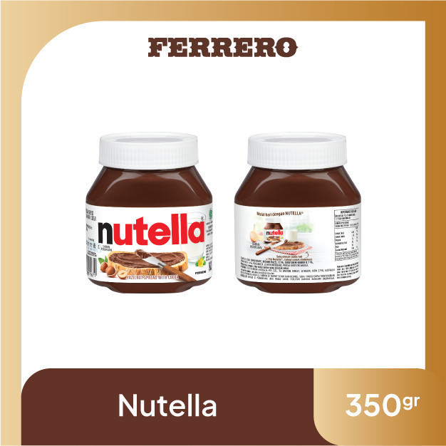 Jual Nutella Hazelnut Spread - Selai Cokelat - 350gr | Shopee Indonesia