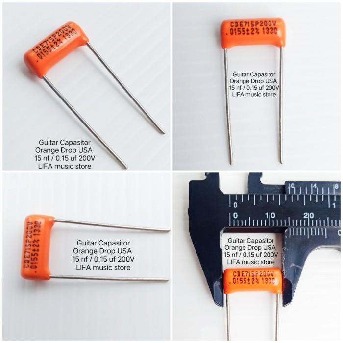Jual Guitar Capasitor Orange Drop USA 15 nf / 0.015 uf 200V | Shopee Indonesia