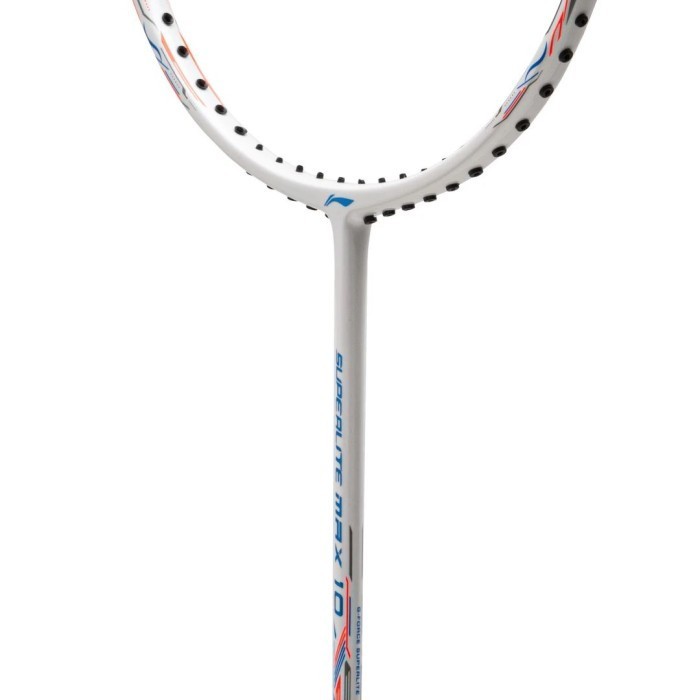 Jual New Full Set Raket Badminton Lining Superlite Max 10 White Blue ...