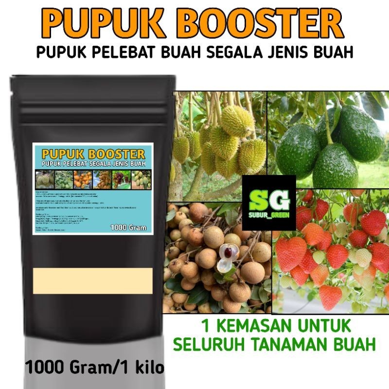 Jual PUPUK BOOSTER segala jenis buah pelebat buah anti rontok termurah bisa cod kemasan 1 kilo ...