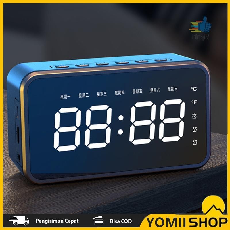 Jual [Local Delivery]Wireless Clock BT Speaker AI Smart Artificial ...