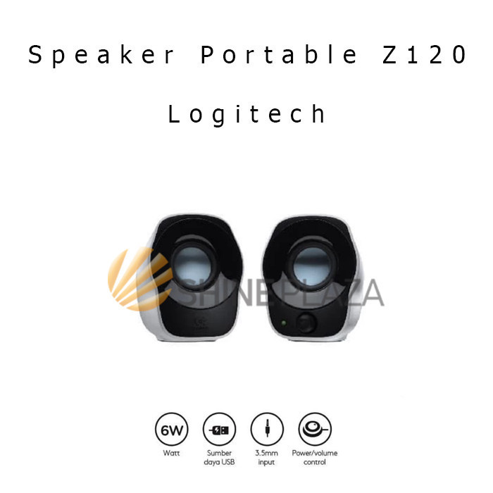 Jual Speaker Portable Logitech Z120 For Laptop Notebook Netbook Pc ...