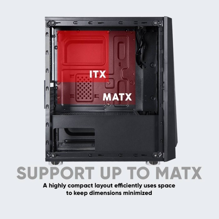 Jual Jual Barang Baru Casing Gaming Pc Armageddon Nimitz N5 Aurora ...