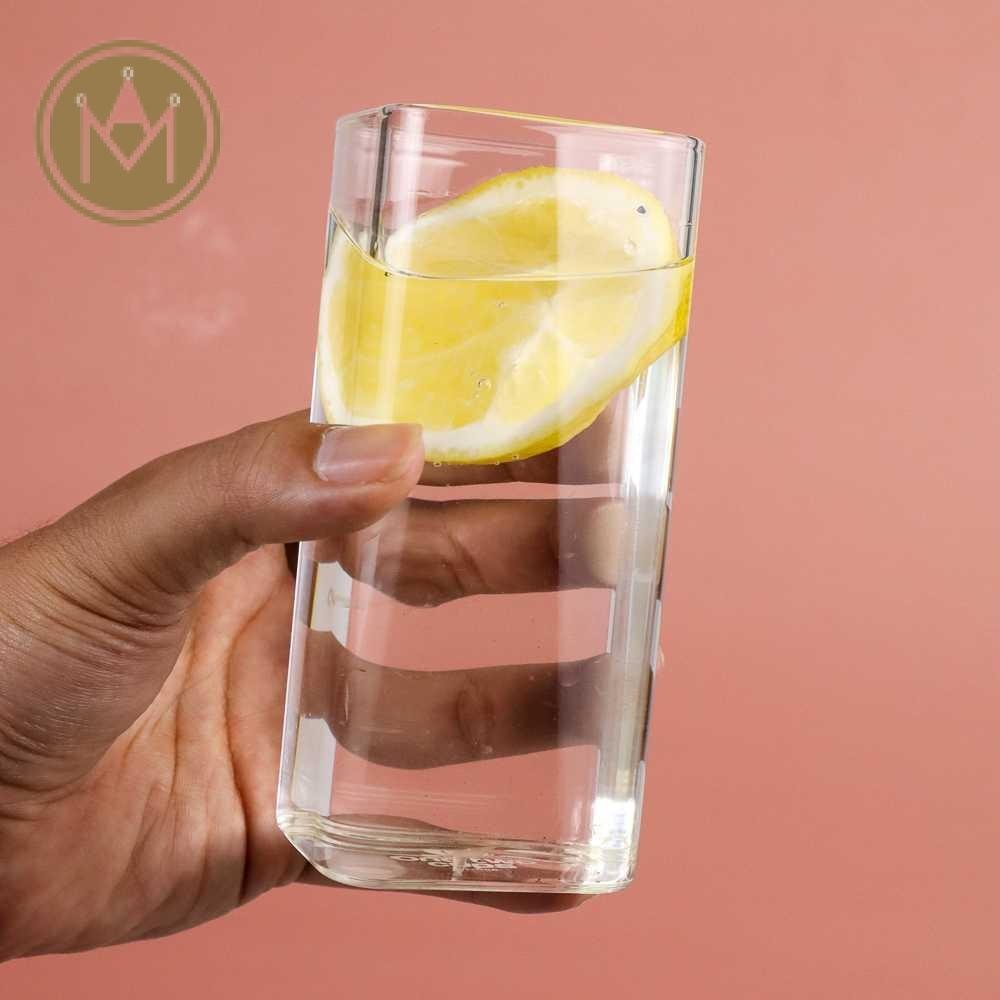 Jual Gelas Kaca Kotak Cocktail Borosilicate Glass - KT-006 One Two Cups Gelas 250ml / 370ml ...