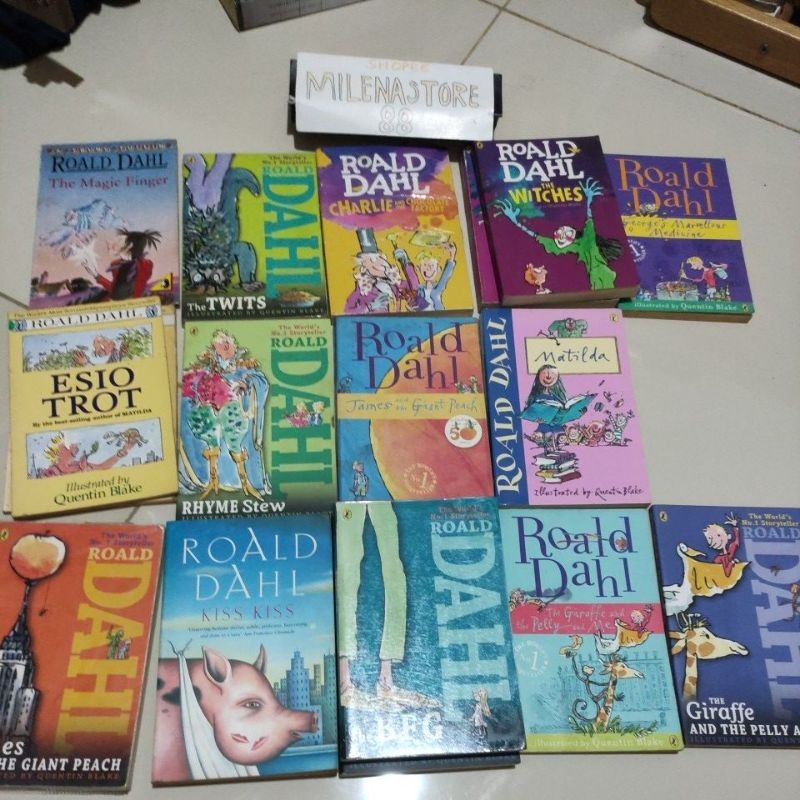 Jual Bahasa Inggris harga satuan BEKAS Roald Dahl charlie and the ...