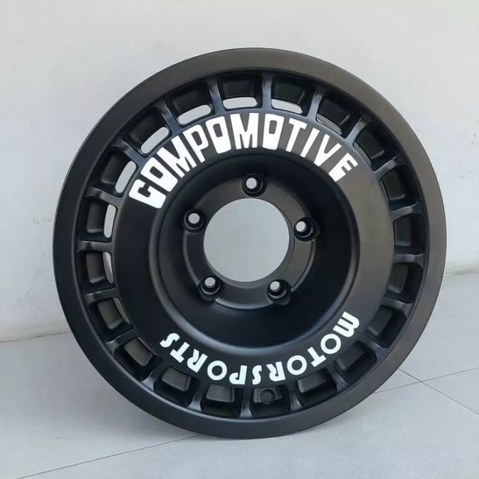 Jual Velg R15 Rally RL Compomotive 5x139 Jimny Katana Jeep CJ Taft ...