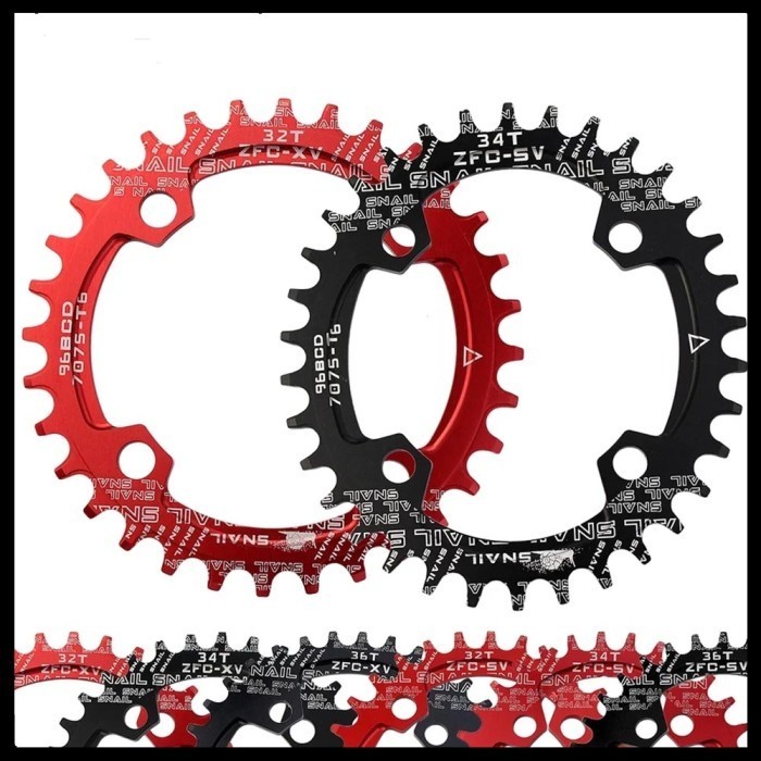 Jual Chainring Round Snail 32T 34T Crank Arm Narrow Wide Sepeda Bicycle | Shopee Indonesia