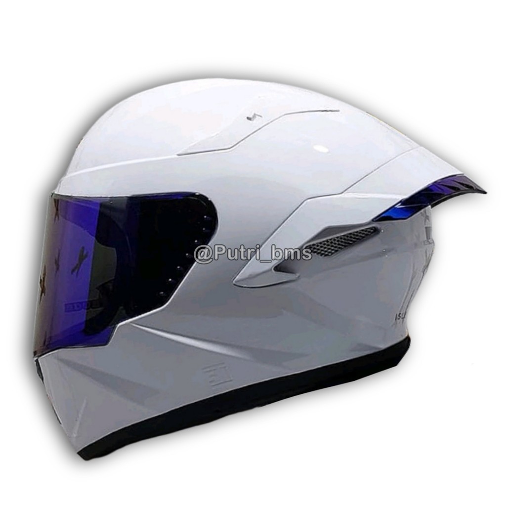 Jual Helm Sepeda Motor Full Face KBR TT Course Paket Ganteng Kaca Visor ...