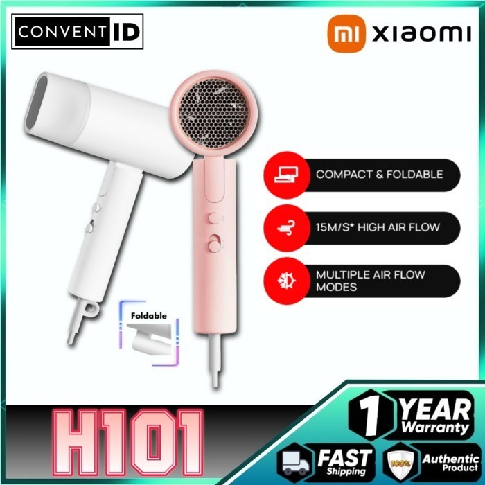 Jual Mi Mijia H101 Anion Ionic Compact Foldable Hair Dryer 1600W ...