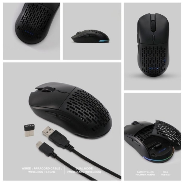 Jual Rexus Pro Daxa Air Iv Gen 2 Mouse Gaming | Shopee Indonesia