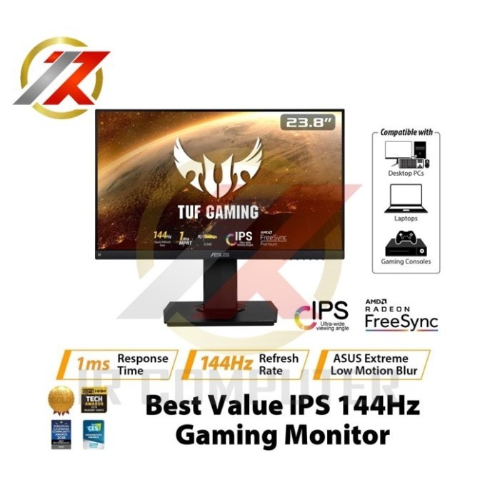Jual Asus Tuf Gaming Vg249Q Gaming Monitor 23.8" Full Hd, 144Hz, Ips ...