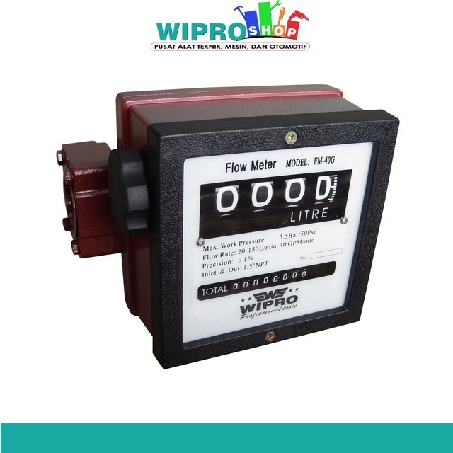 Jual Wipro Flow Meter 4 Digit FM-40G | Shopee Indonesia